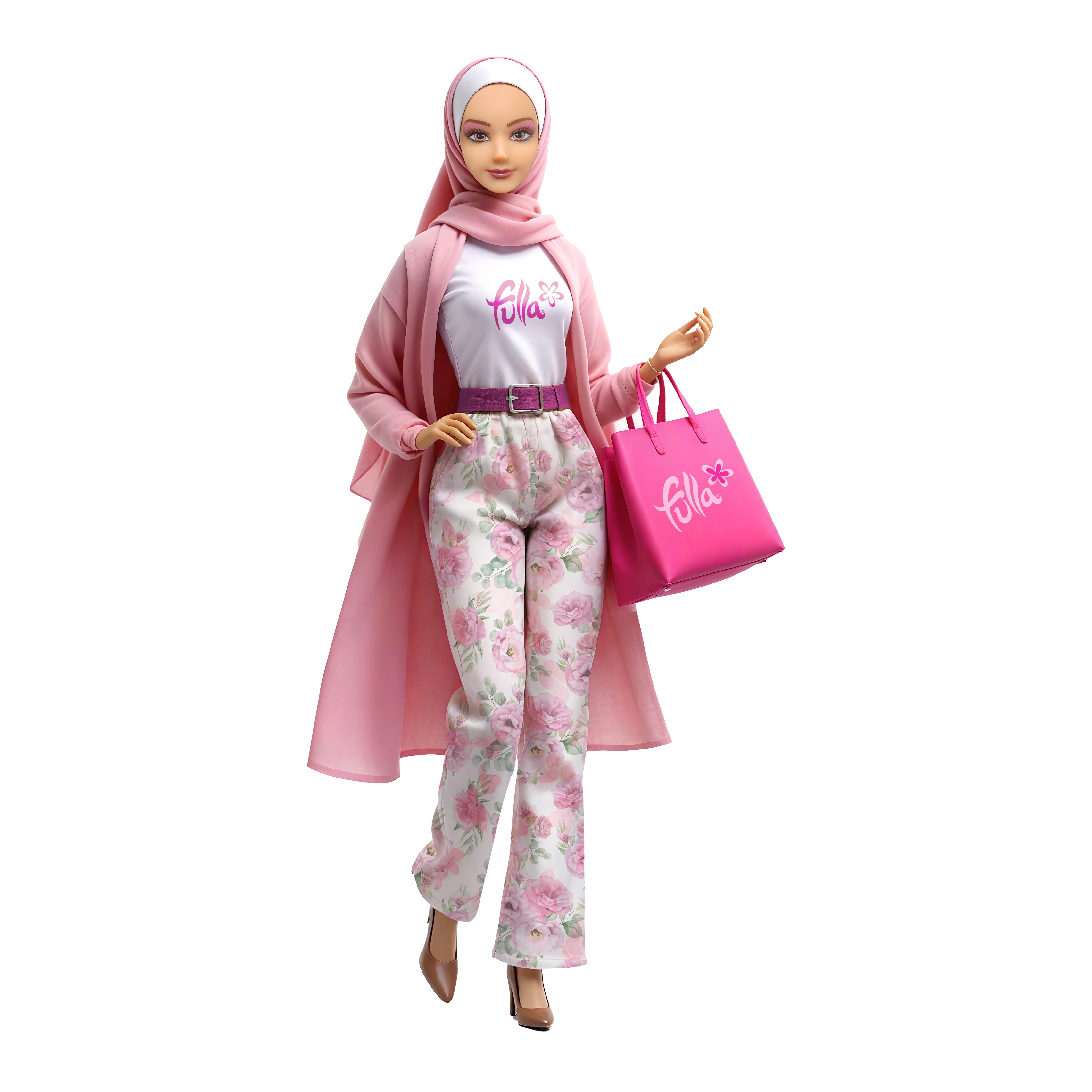Fulla Doll with Pink Motorbike Set