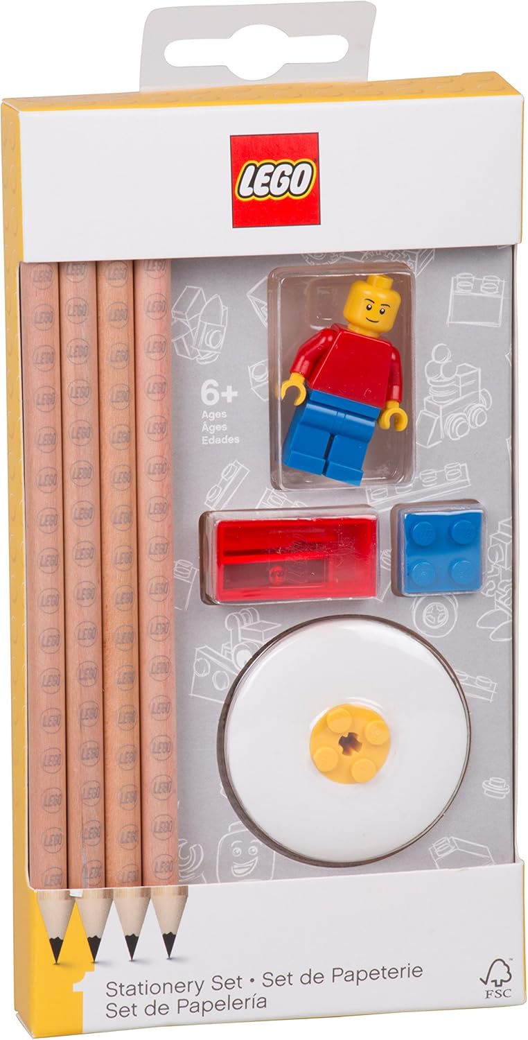Lego IQ Pencil Set w/ Minifigure